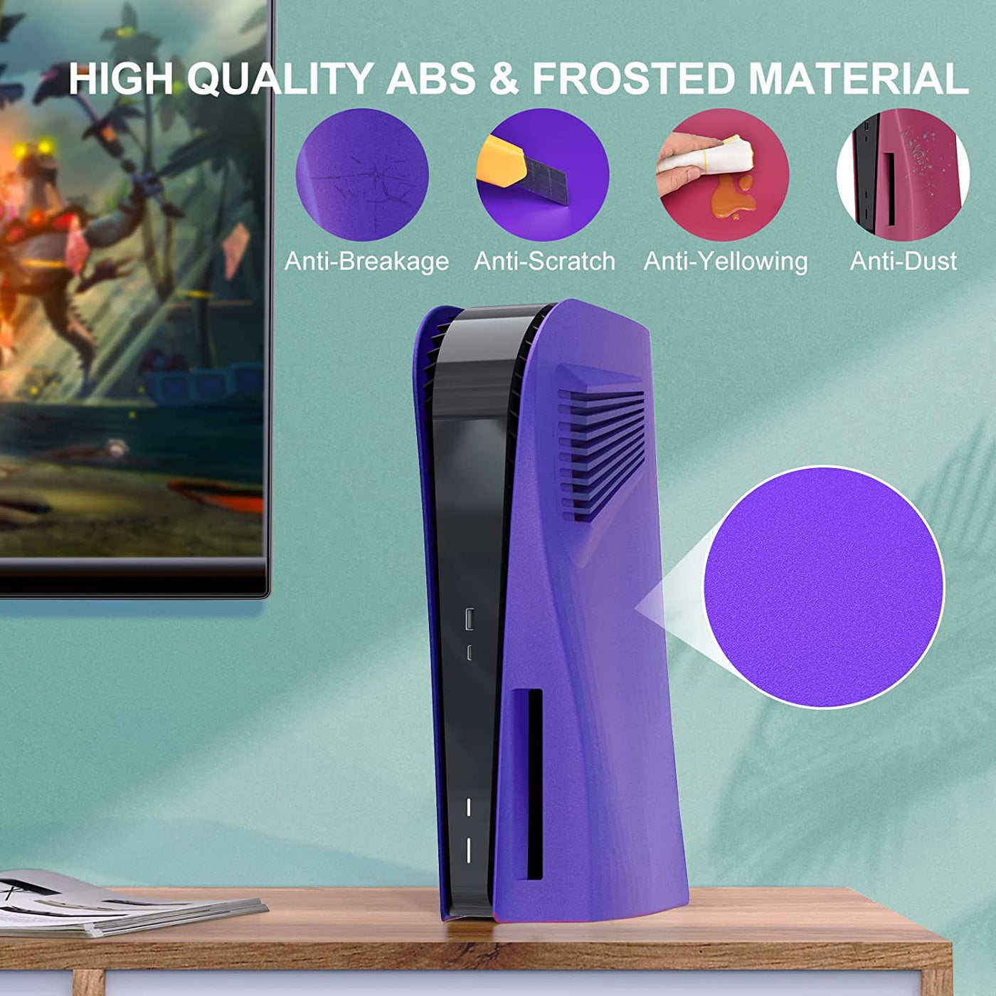 innoAura Best PS5 Plates Cover for PlayStation 5 Dics Console