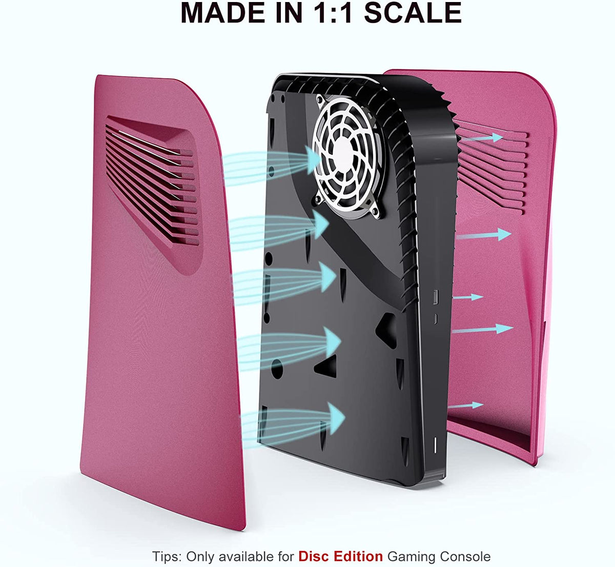 innoAura Hot Seller PS5 Cover Plates for PlayStation 5 Dics Console