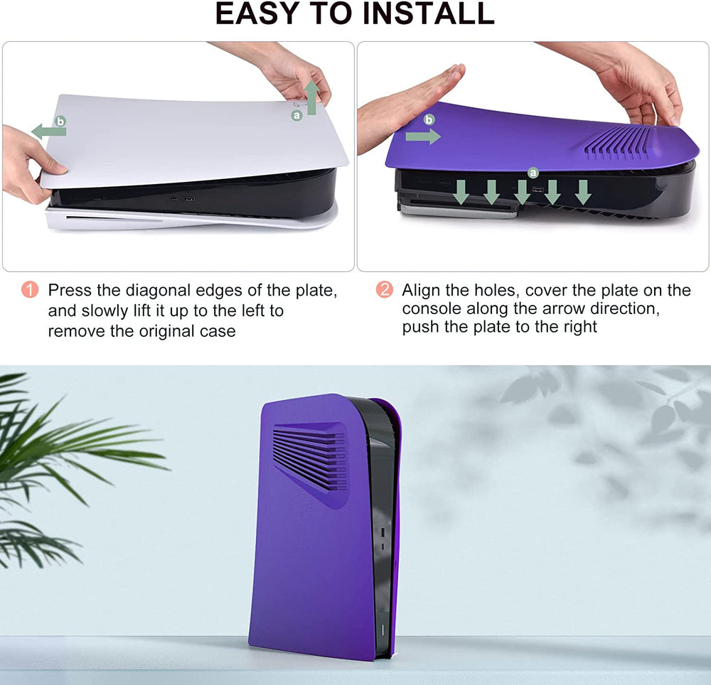 innoAura Best PS5 Plates Cover for PlayStation 5 Dics Console