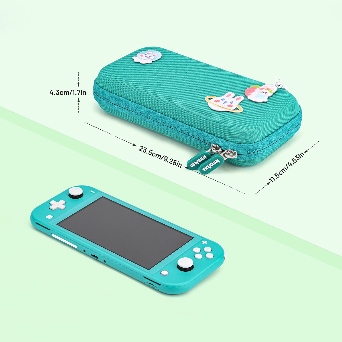 innoAura Nintendo Switch Lite Carrying Case, Lite Thumb Grips