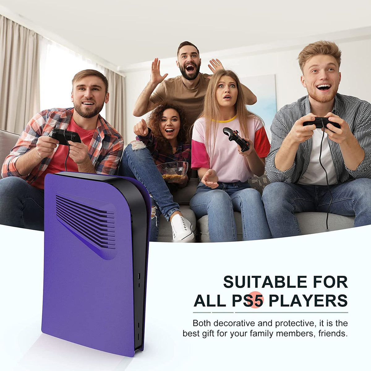 innoAura Best PS5 Plates Cover for PlayStation 5 Dics Console